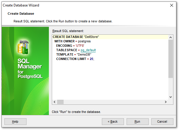 Online Documentation for SQL Manager for PostgreSQL | SQLManager
